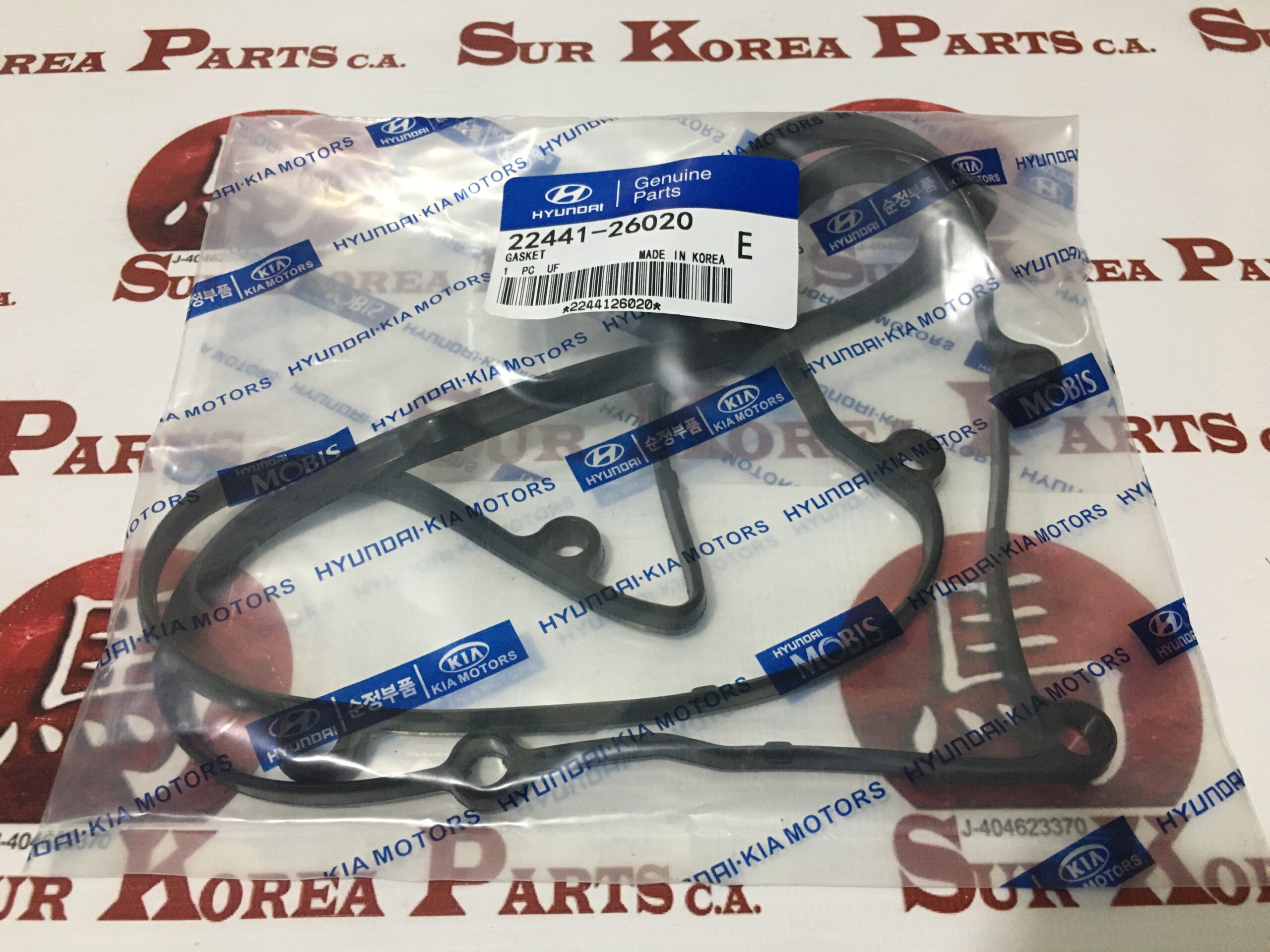 22441 26020 Empacadura Tapa Valvula Hyundai Getz Elantra 1.6 Fina - Sur ...